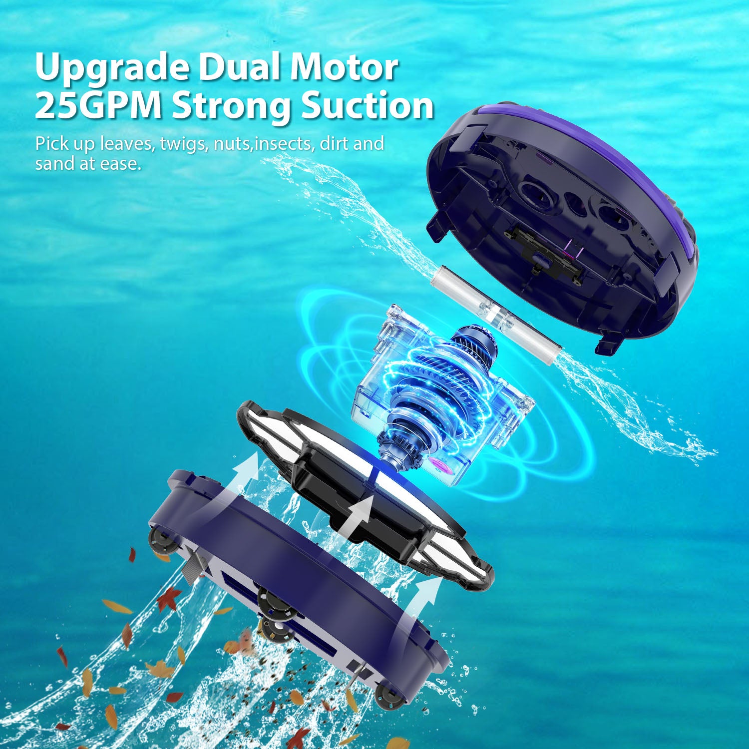 X1 Cordless Rbotic Pool Cleaner – Moolan